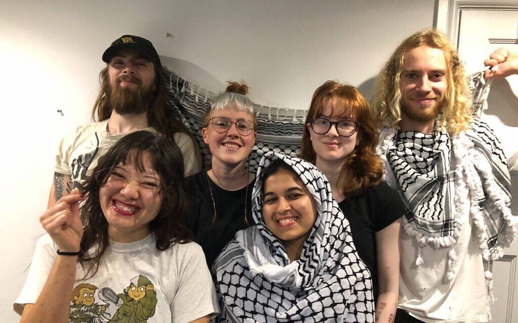 Four UK pro-Palestinian activists jailed for violent raid on Israeli ...