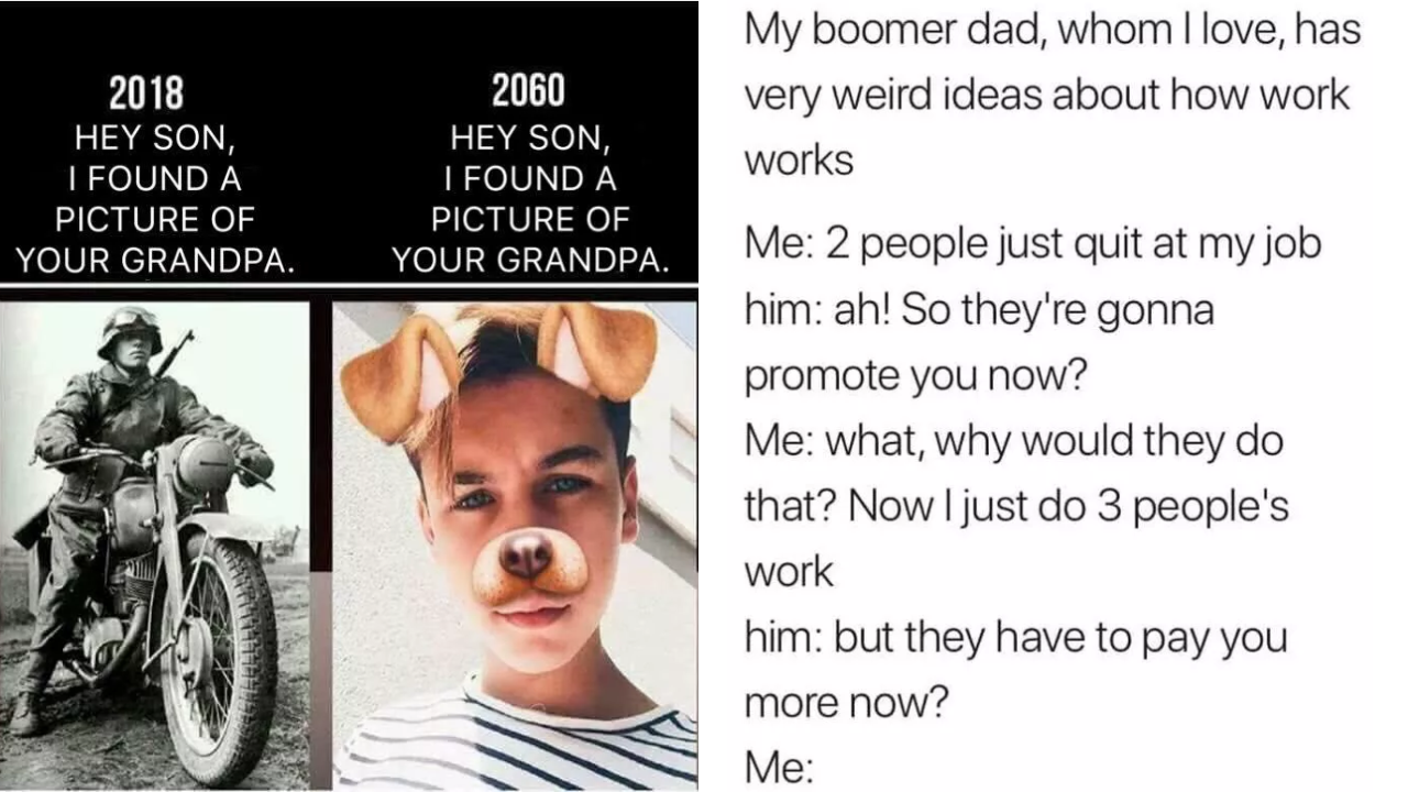 24 laughable memes about generational trauma