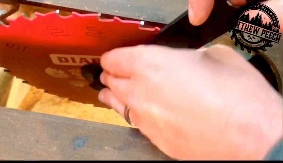 How to change a table saw blade!