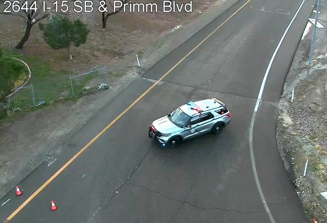 Southbound I-15 at Primm reopens following multiple crashes