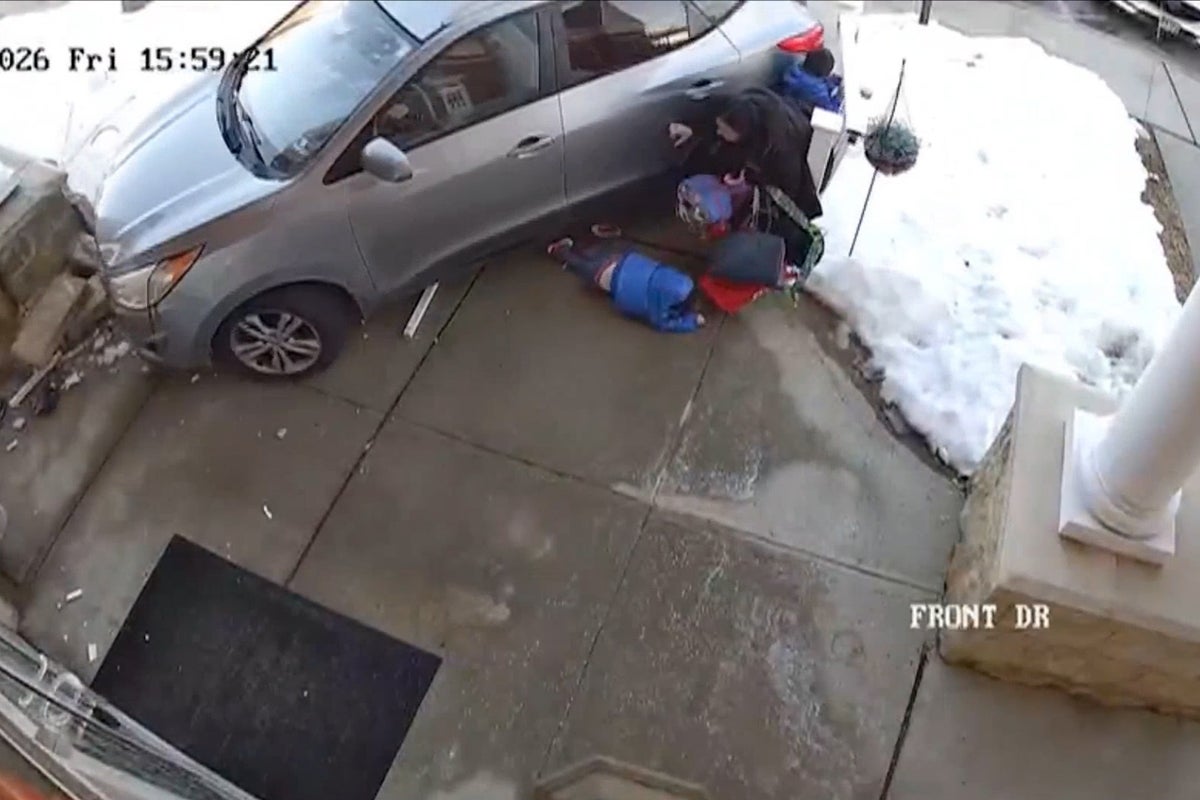 Mother and kids in miracle escape after SUV crashes into pre-school