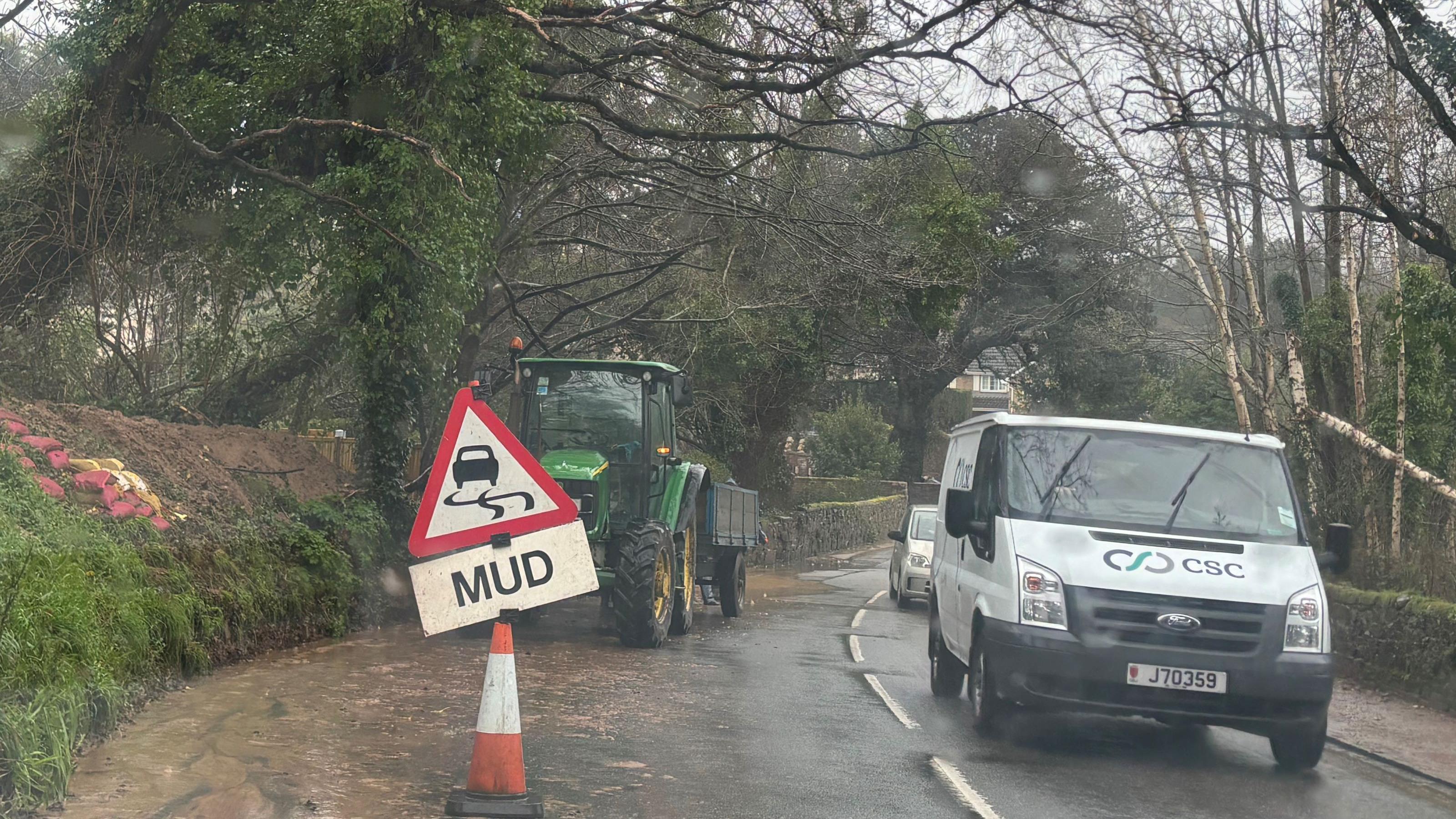'Heavy and persistent' rain causes flooding