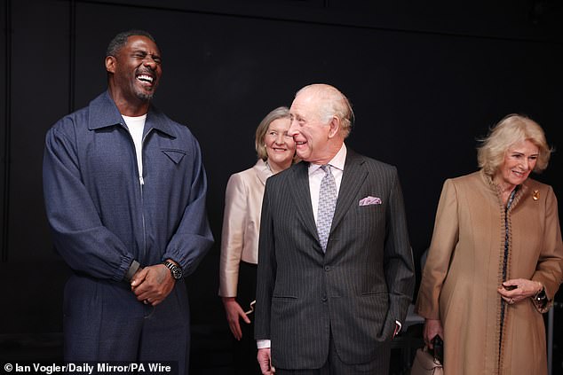 King Charles hails Sir Idris Elba as 'a real inspiration' and tells him ...