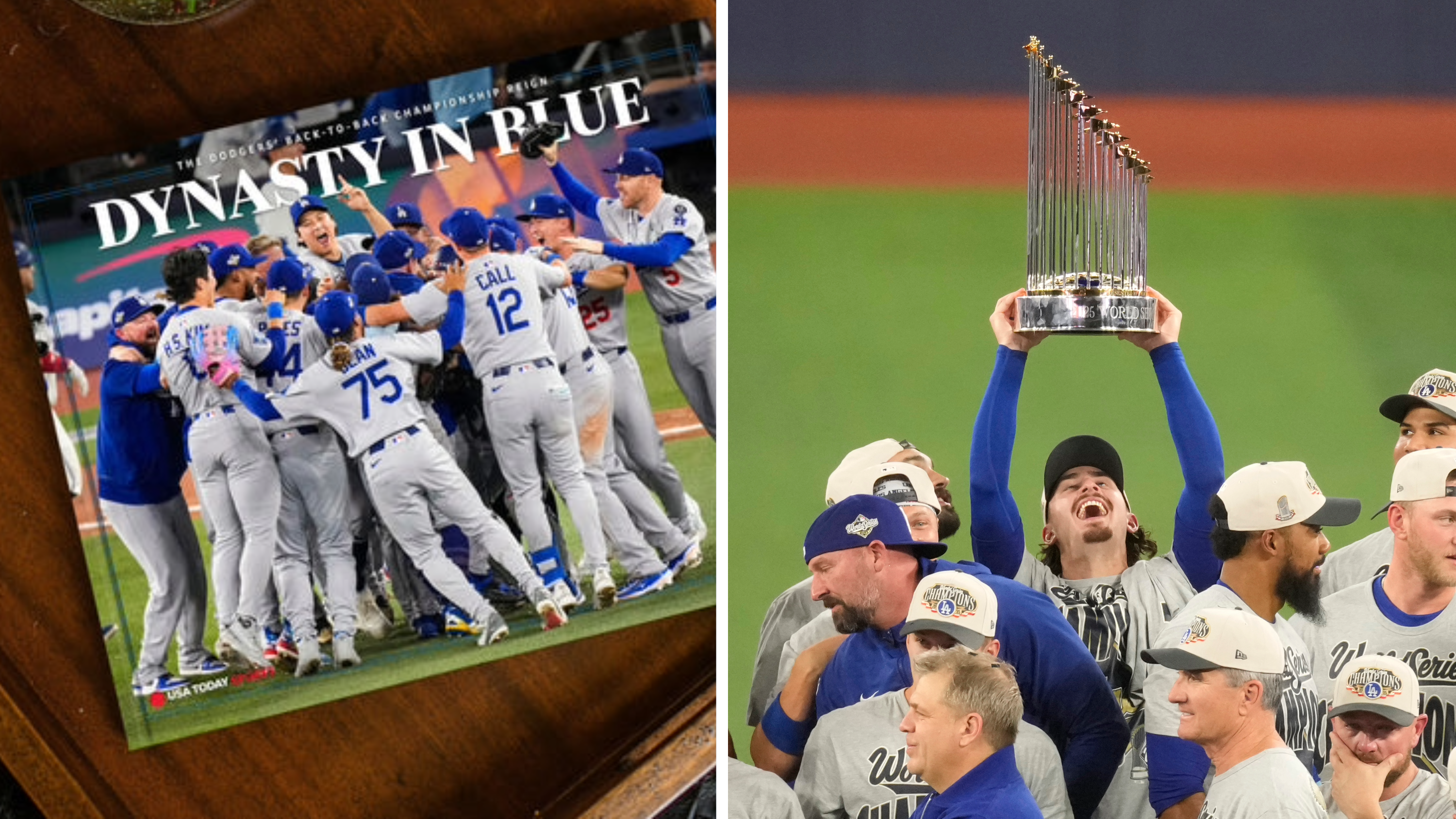 Celebrate the LA Dodgers dynasty with this coffee table book