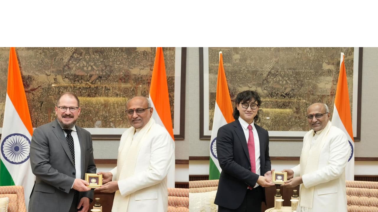 VP Radhakrishnan meets Meta, Qualcomm chiefs at India AI Summit 2026