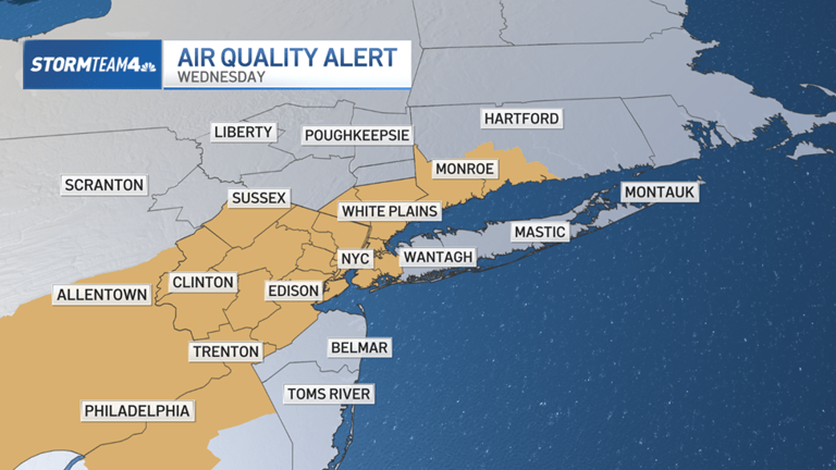 Air quality alert issued for much of tri-state area: What to know