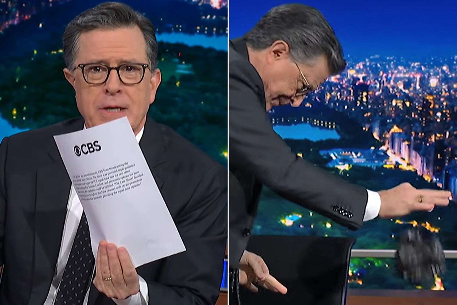 Stephen Colbert trashes CBS response to unaired interview, says network ...