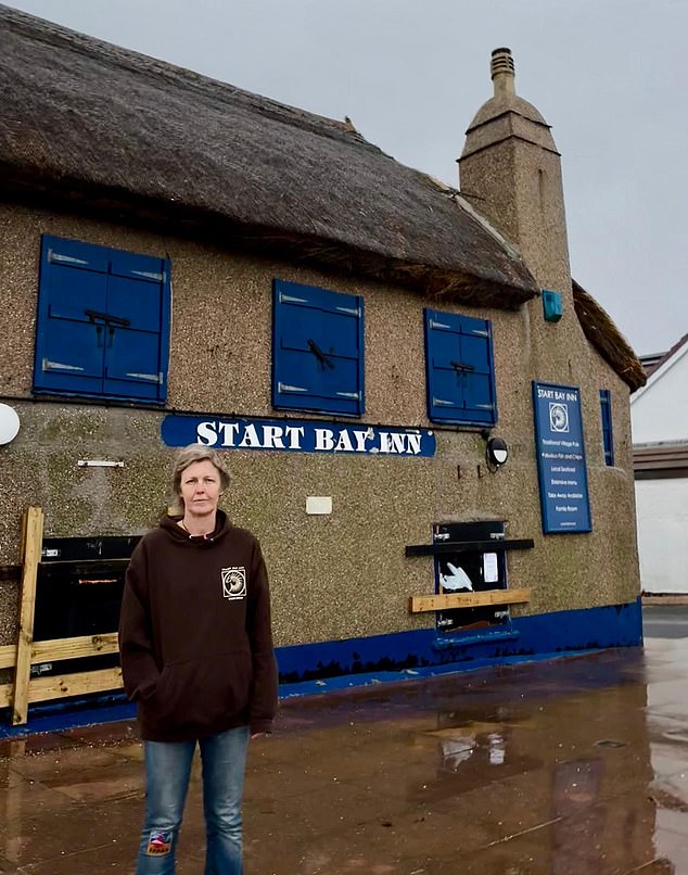 The villagers almost cut off from civilisation after storm destroyed ...