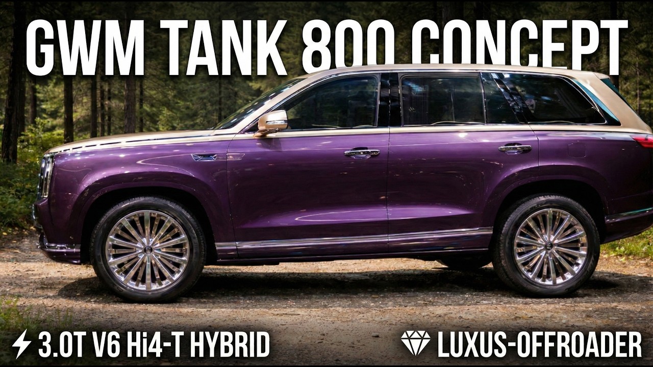 GWM Tank 800 concept: Chinas Antwort auf Cullinan?