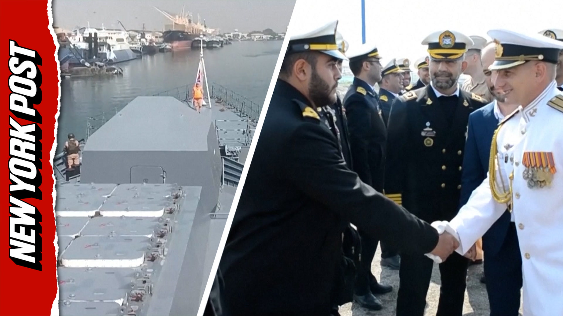 Russian warship docks in Iran ahead of joint naval drills amidst ...