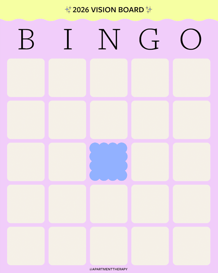 I used a bingo card to set my 2026 goals, and it was transformative