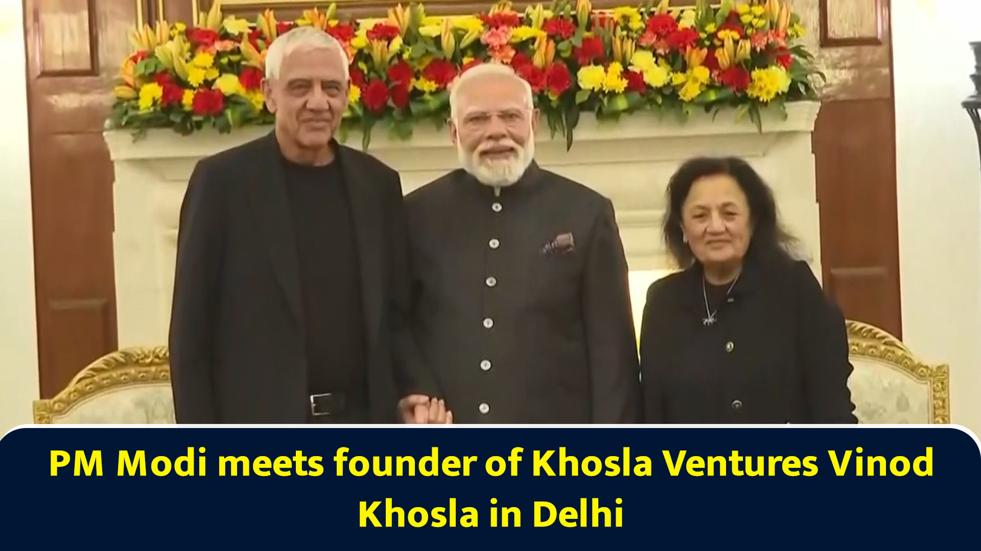 PM Modi meets founder of Khosla Ventures Vinod Khosla in Delhi