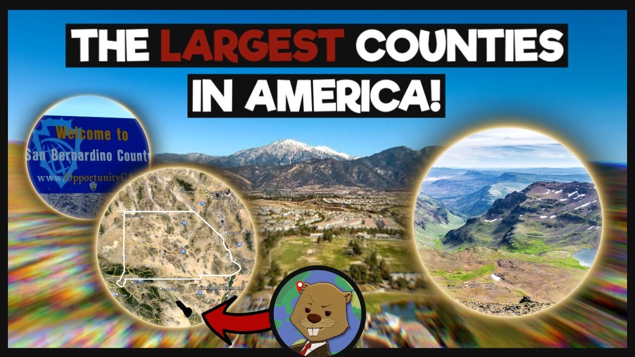 The 10 largest counties in America by land area