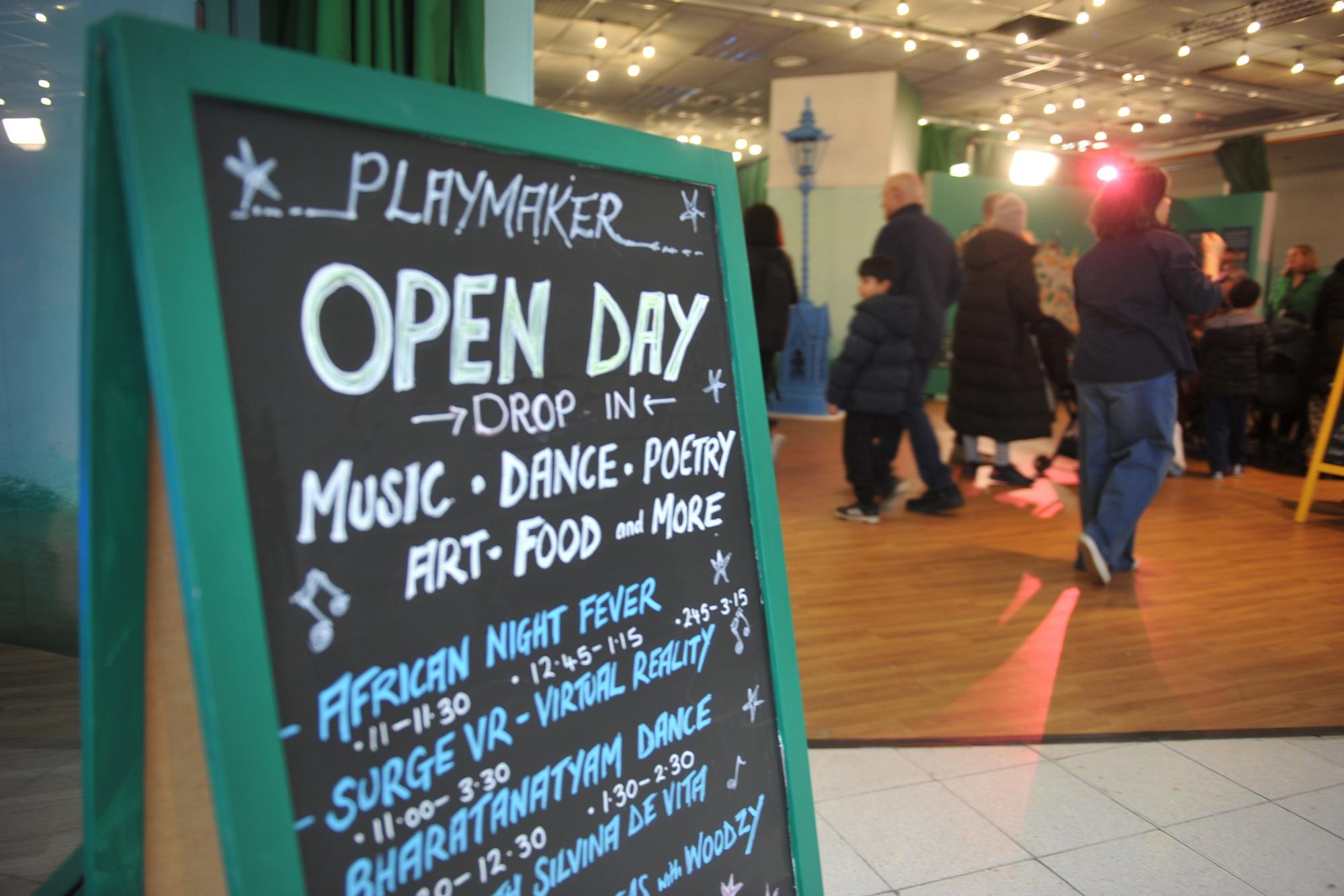 Picture special: Creative Crawley holds Playmaker open day in County Mall