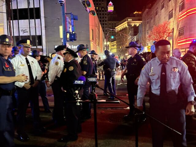 New Orleans officials sweep Bourbon Street at midnight to end Mardi Gras