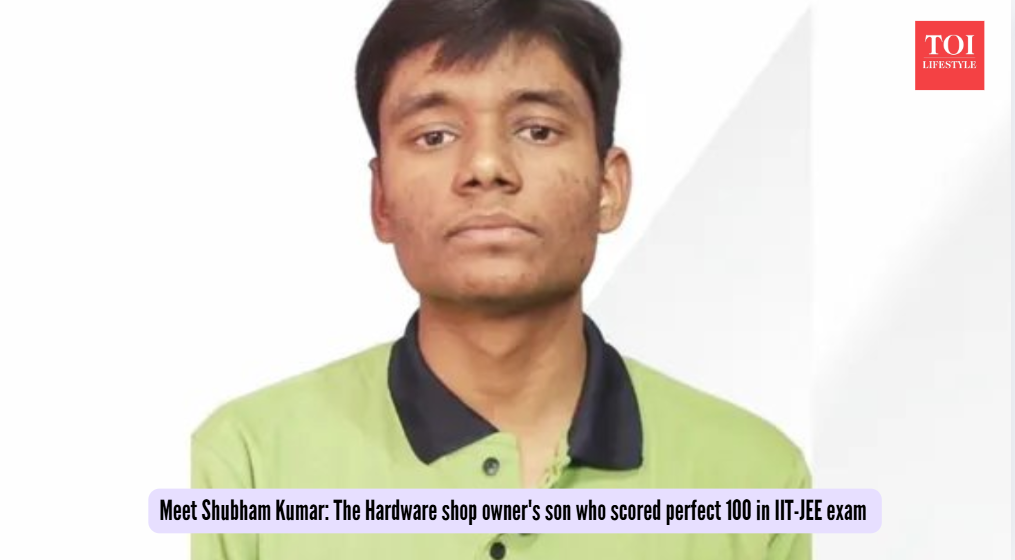 Meet Shubham Kumar: The hardware shop owner's son who scored perfect ...