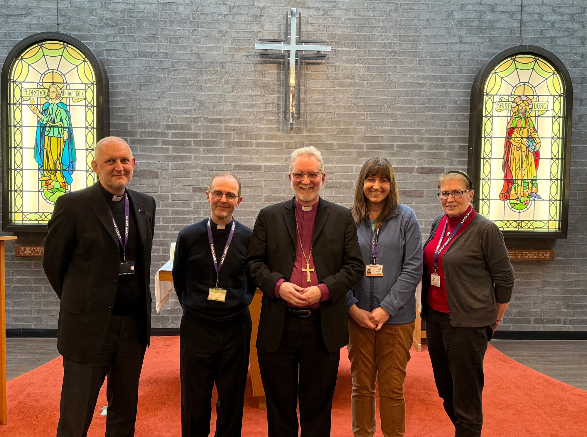 Bishop's praise for chaplains' work during visit to Lancashire hospital