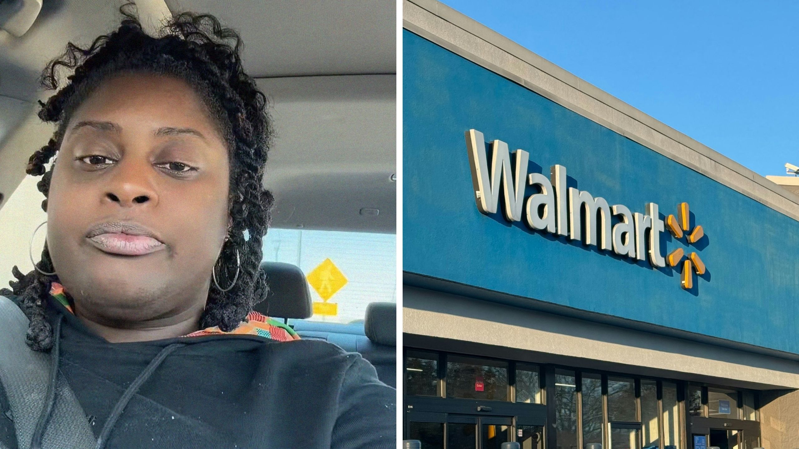 Woman parks in abandoned Walmart parking lot to eat lunch. Then ...