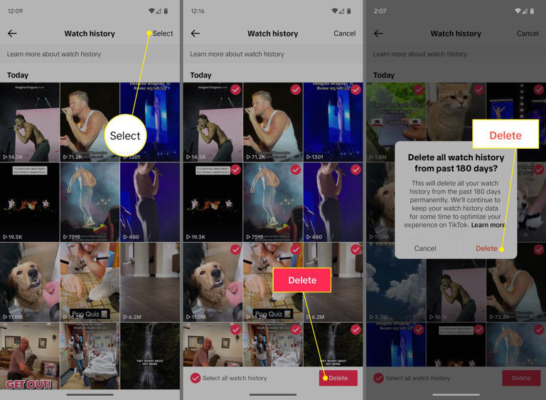 How to access and manage your TikTok watch history on iOS and Android