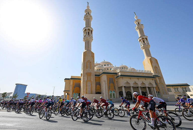 UAE Tour: Antonio Tiberi soars to stage win, race lead on Jebel Mobrah ...