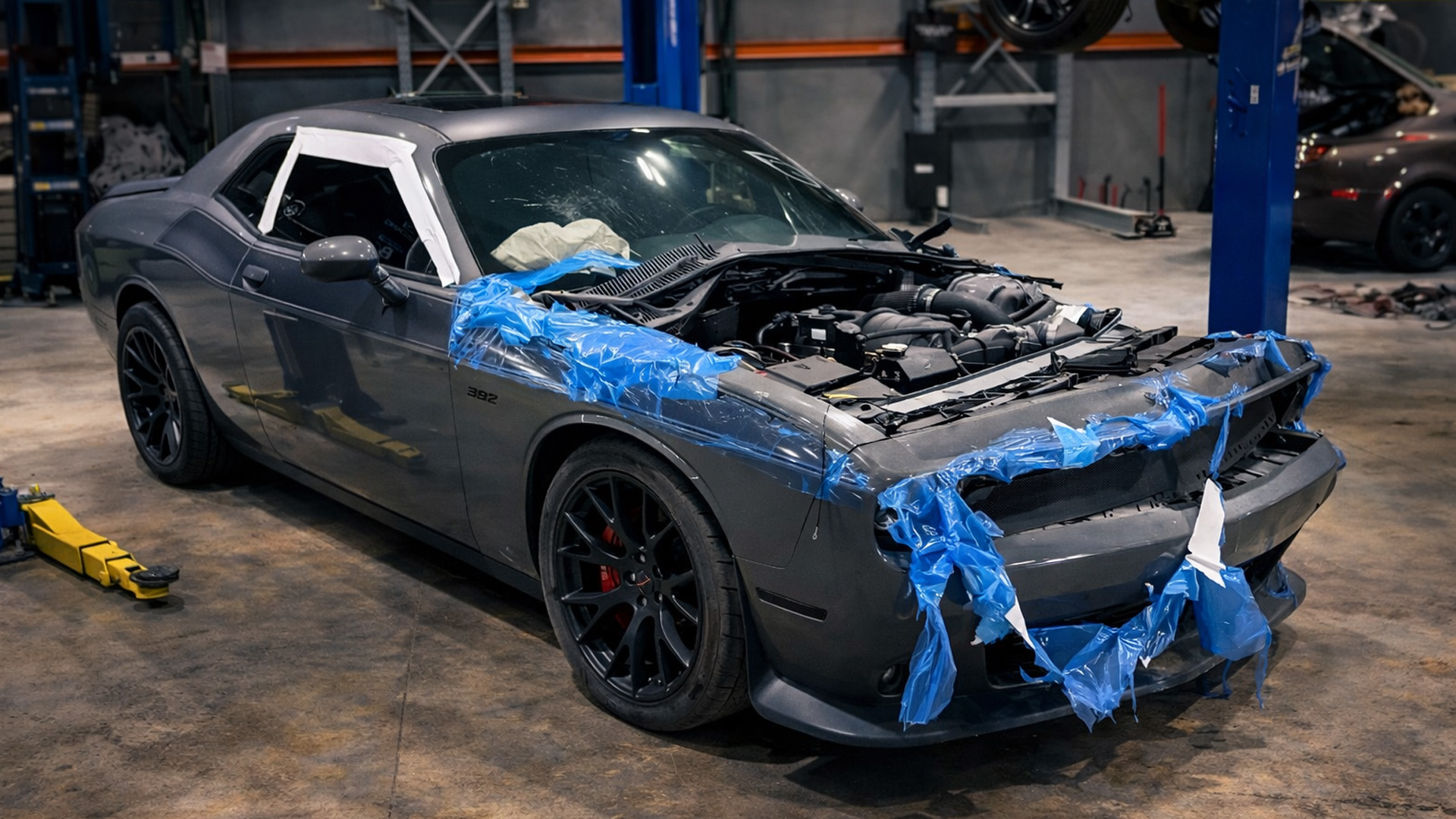 The $12K Dodge Challenger hiding a built engine