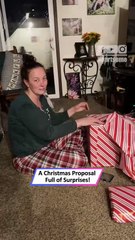 She kept opening boxes… then found the hidden proposal ring! Heartsome 💖