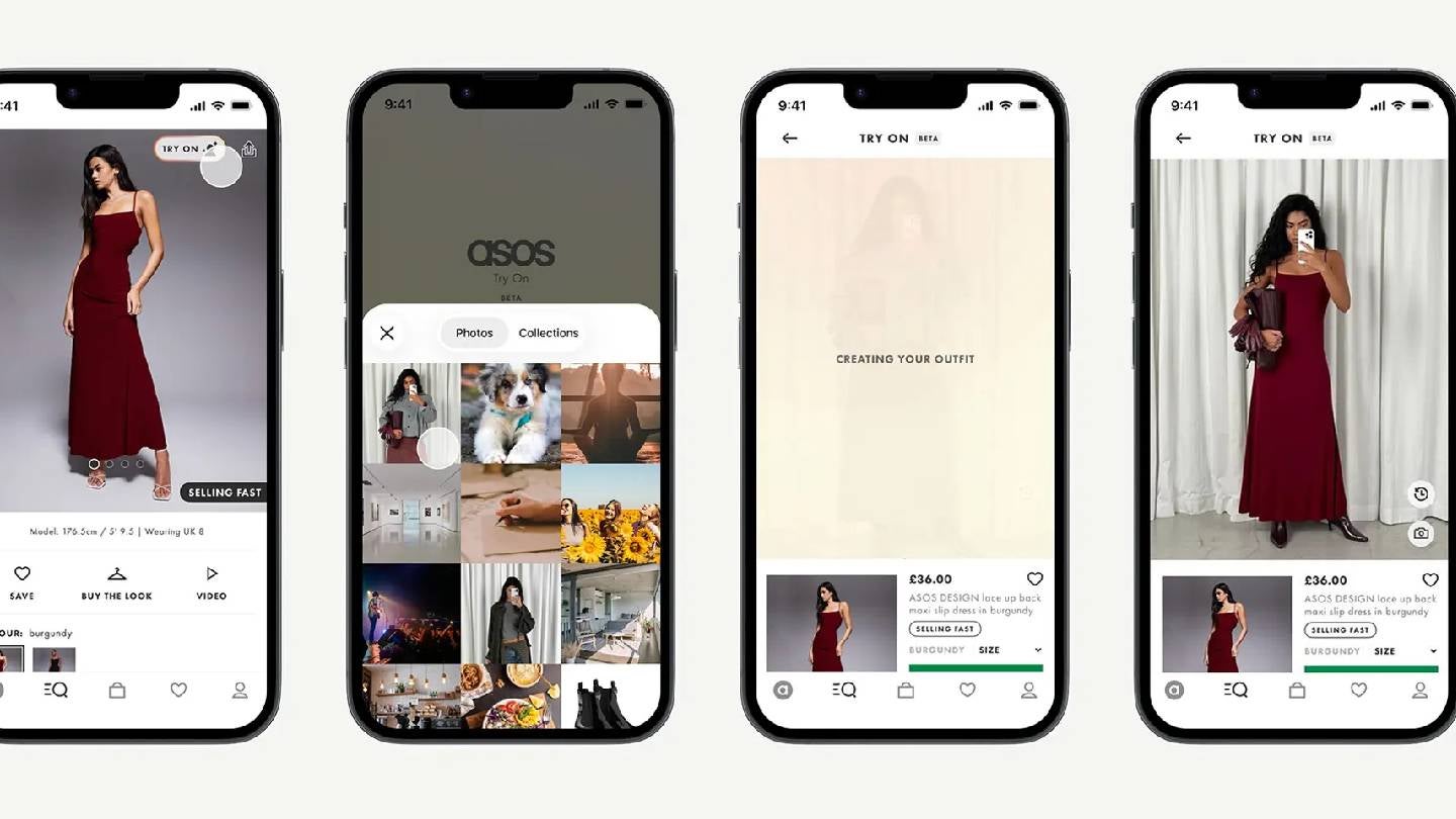 Asos introduces hybrid virtual try-on option for UK and US app users