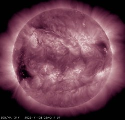 Amazing one-week time-lapse capturing a gigantic corona via NASA's ...