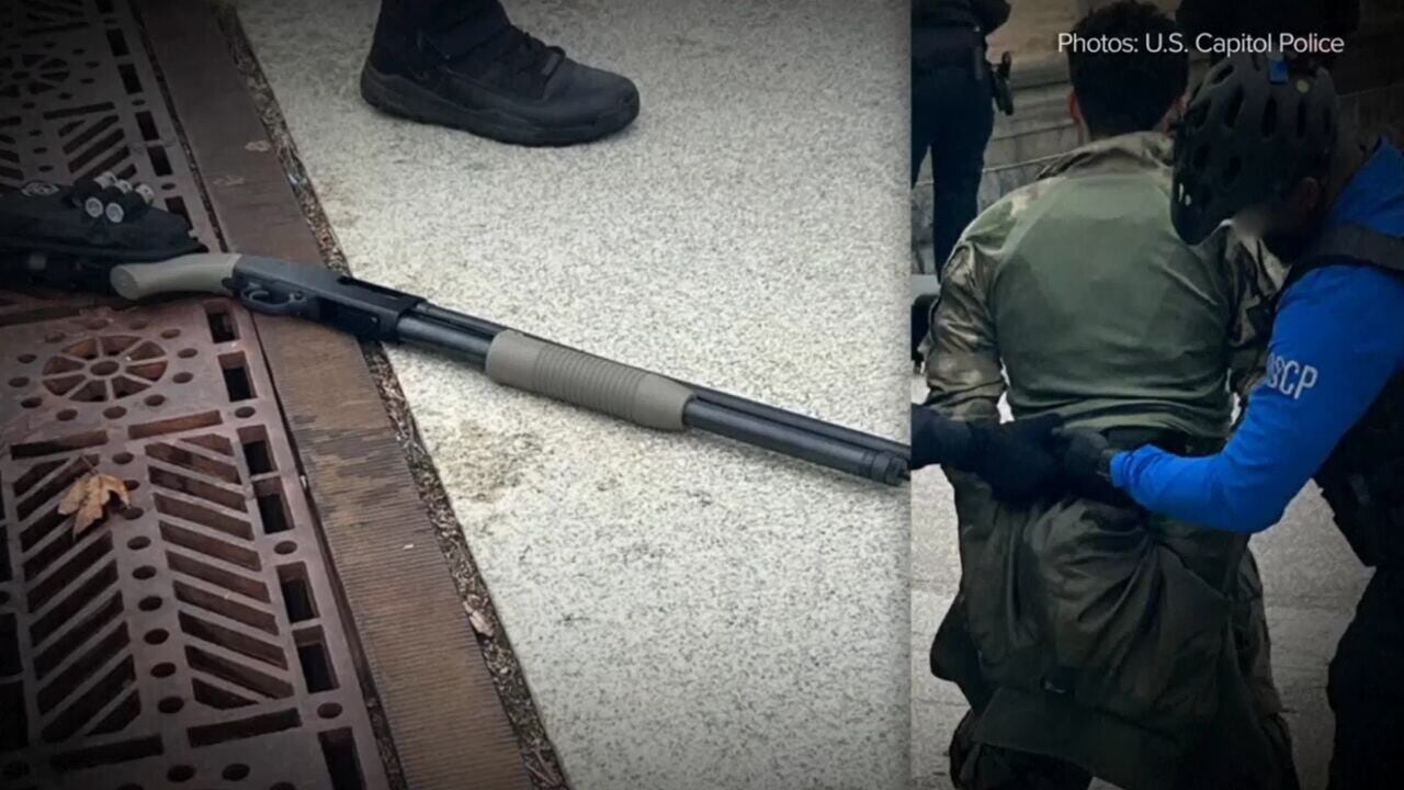 Metro Atlanta man armed with shotgun running toward US Capitol just ...