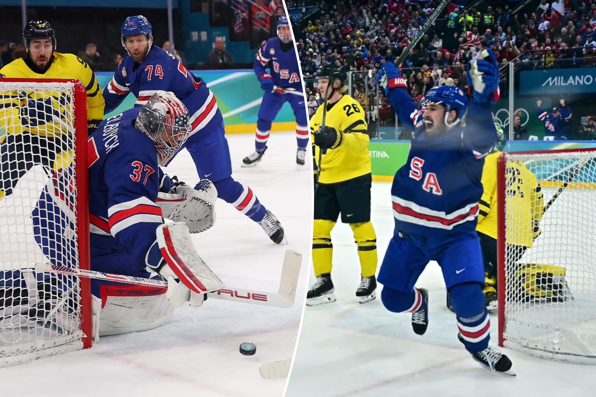 US men’s hockey team edges past Sweden to set up Olympic semifinal with ...