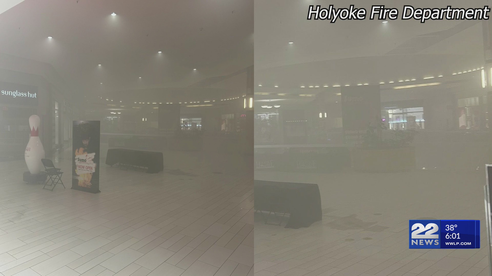 Fire at Holyoke Mall caused by accidental ductwork cutting