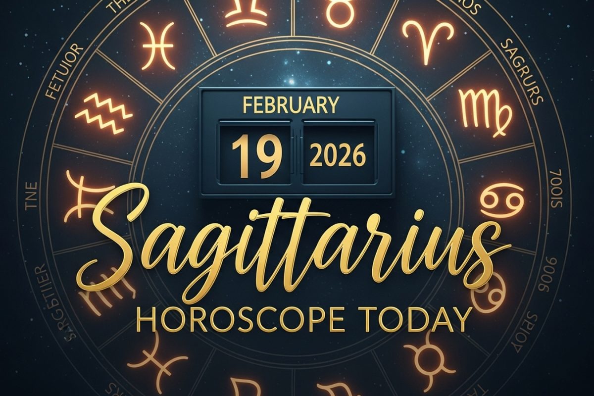 Sagittarius horoscope today, February 19, 2026