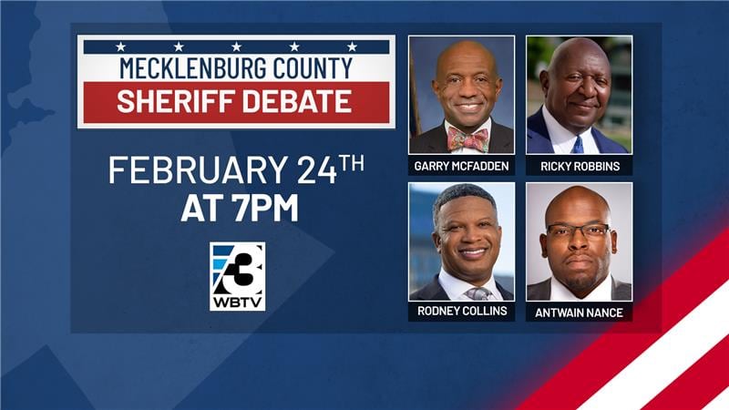 WBTV to host live Mecklenburg County sheriff debate ahead of 2026 ...