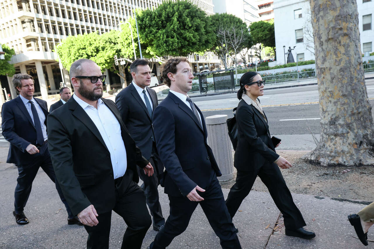 At LA court, Mark Zuckerberg delivers supremely odd product placement