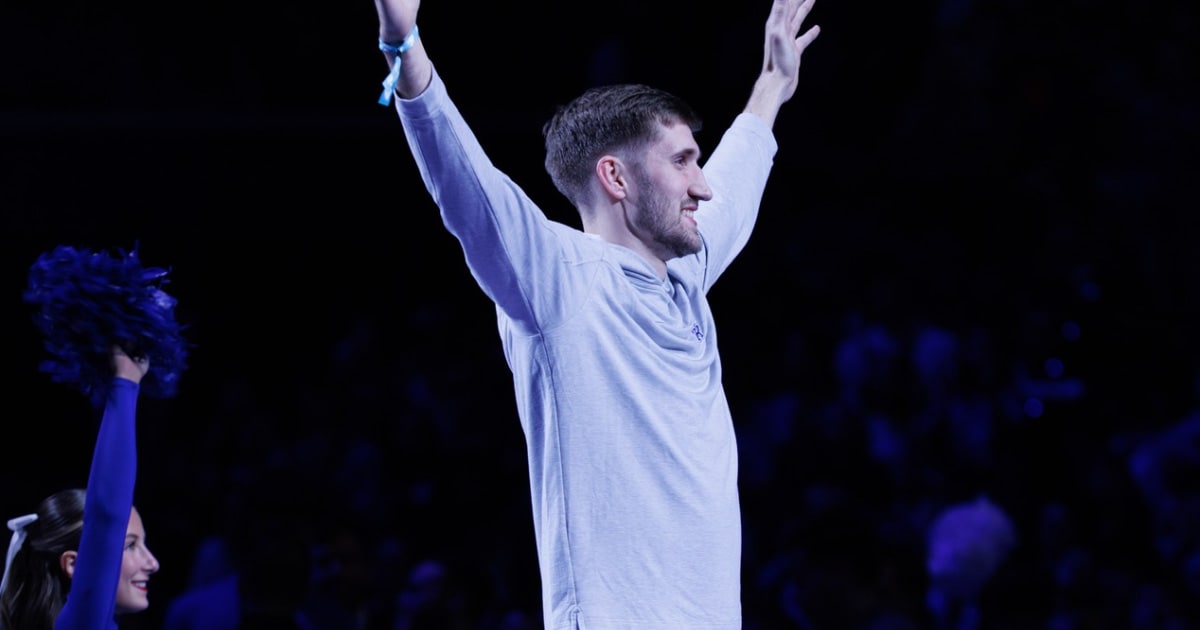 Andrew Carr used his G League break to make an appearance at Rupp Arena