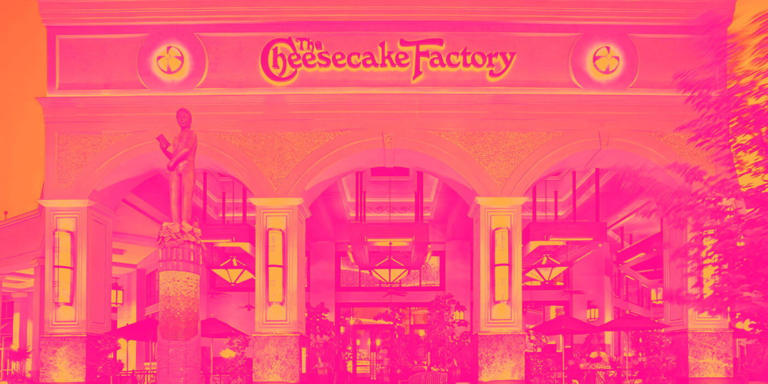 The Cheesecake Factory (NASDAQ:CAKE) posts better-than-expected sales ...