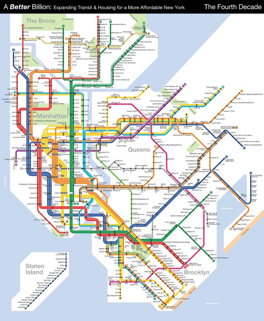 Listen: 'The master plan of New York is the subway'