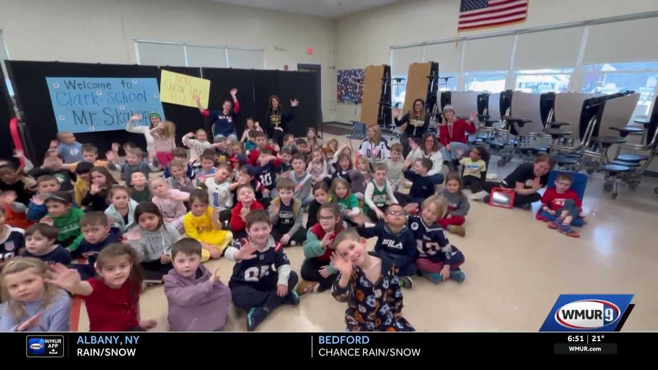 NH weather school visit: Clark Elementary School in Amherst