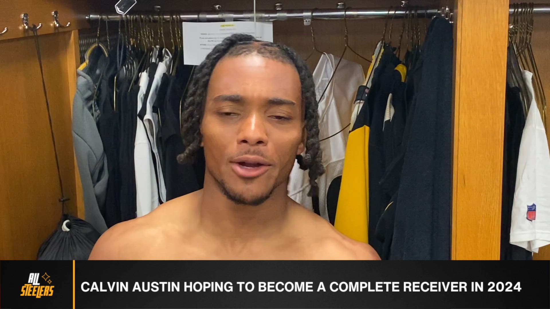 Steelers' Calvin Austin hoping to become a complete receiver