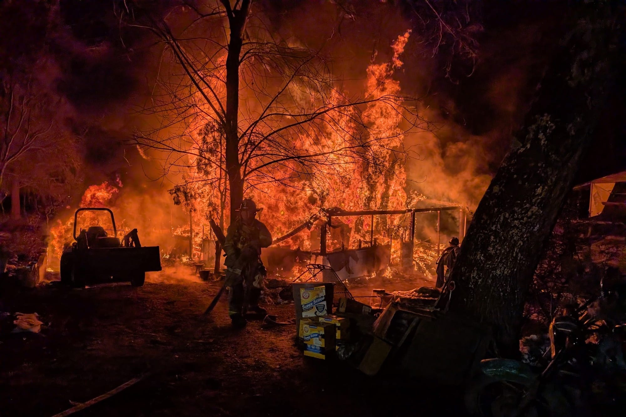 Fire rips through northern Adams County home early Feb. 18