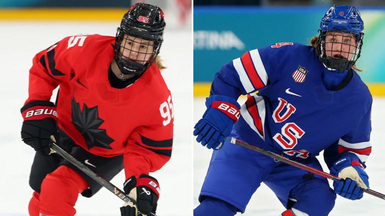 What happened between hockey players Caroline Harvey & Daryl Watts?