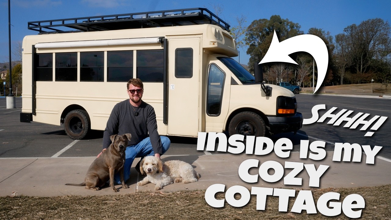 From mini bus to craftsman cottage on wheels