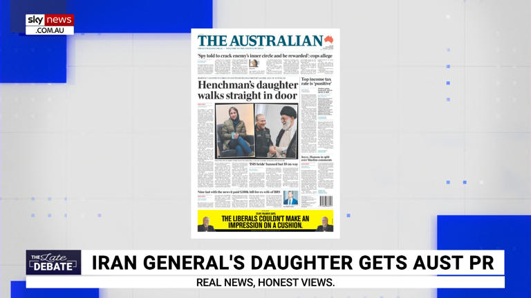 Iran general’s daughter gets PR in Australia despite warnings to ...