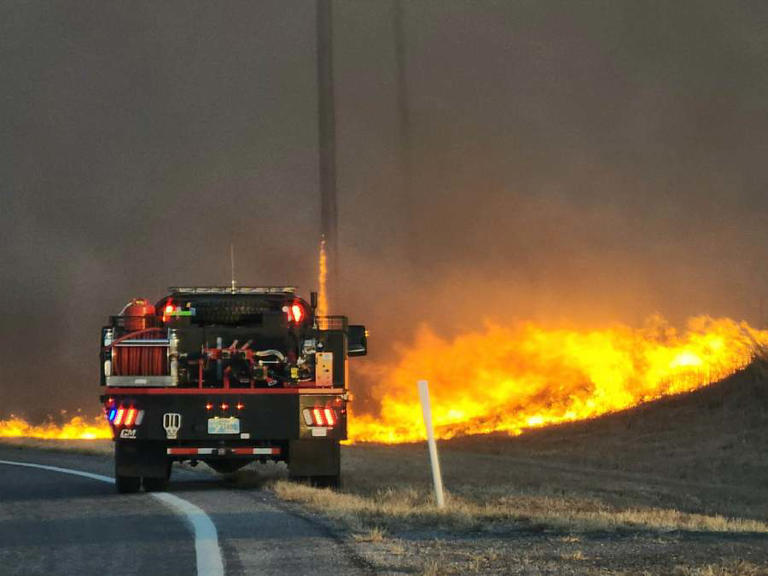 Wildfires cause evacuations, impact traffic across the Texas Panhandle ...
