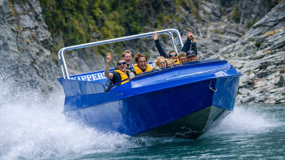 What happens when you add a jet engine to a boat?