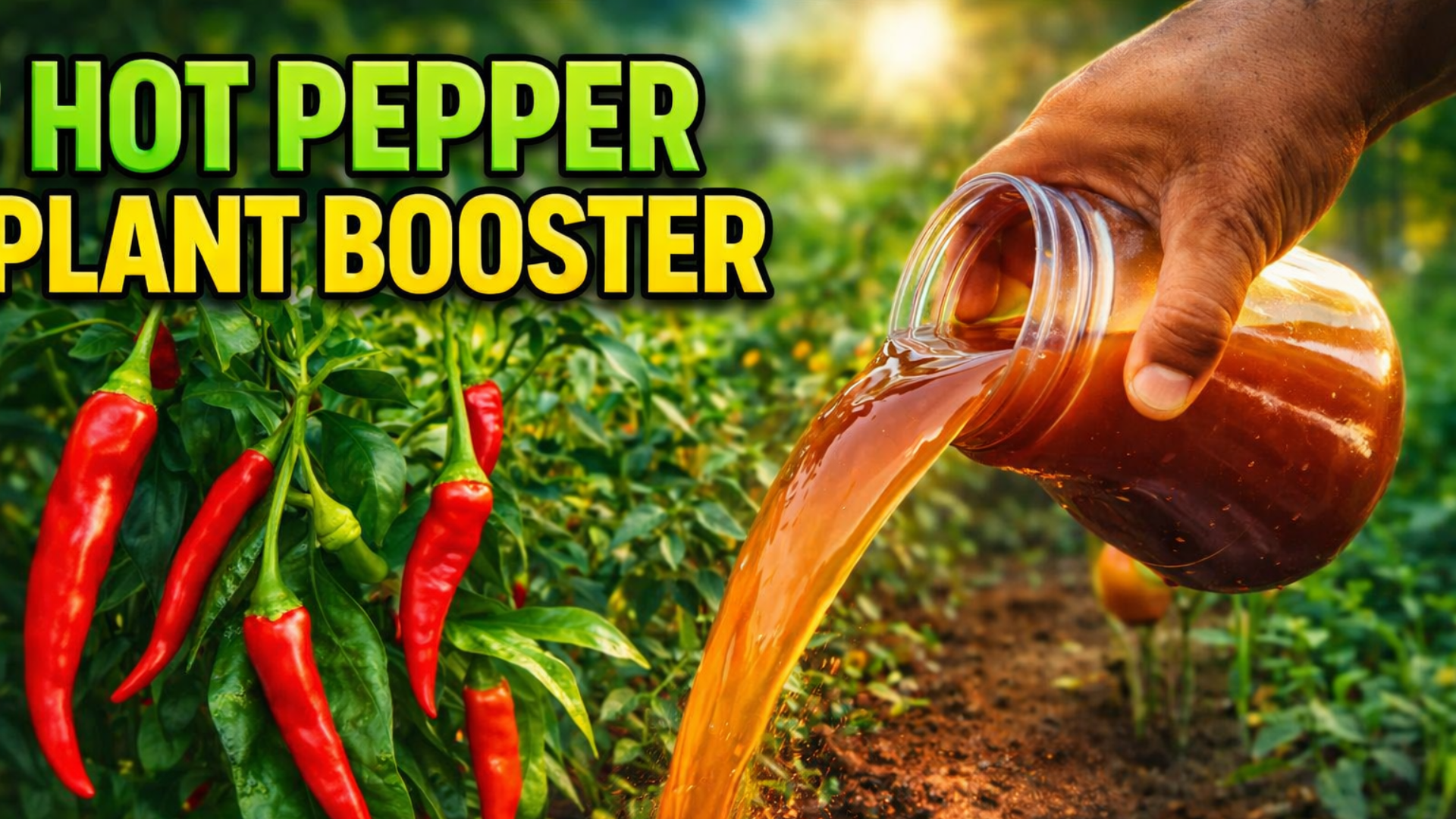 Ultimate hot pepper growth hack for huge plants and big harvests