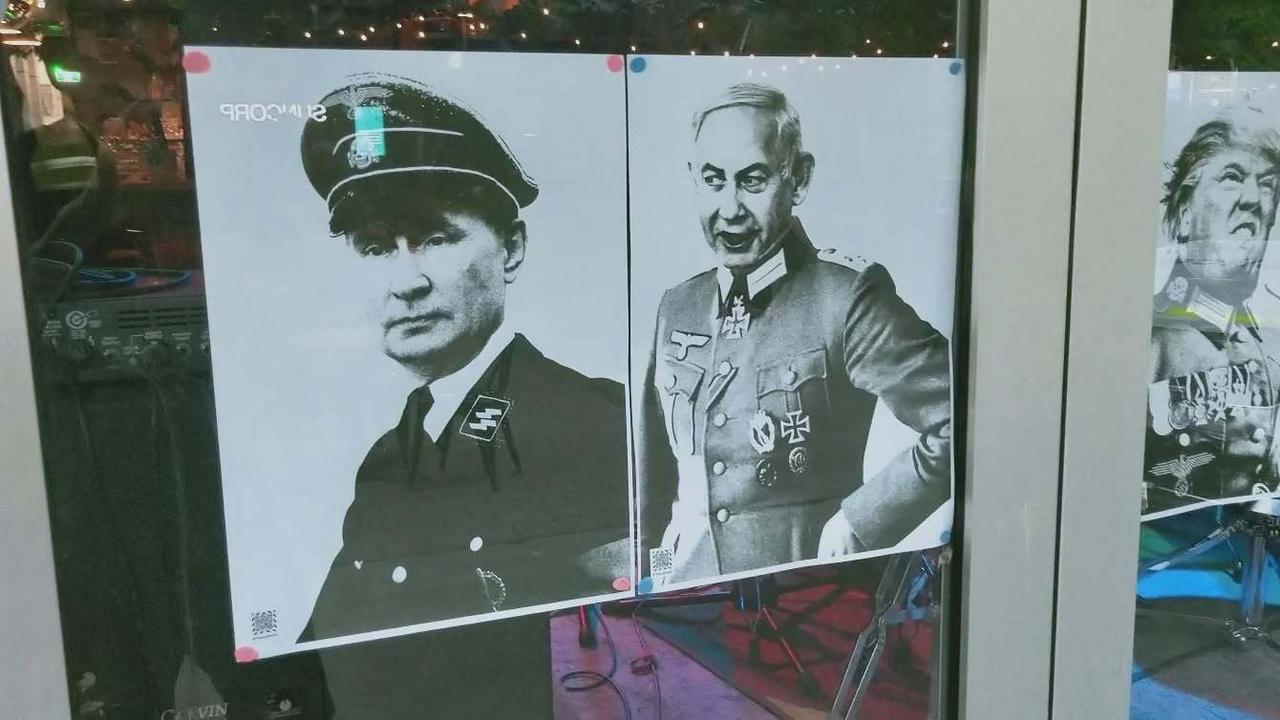 Cafe’s response to Trump Nazi poster censure