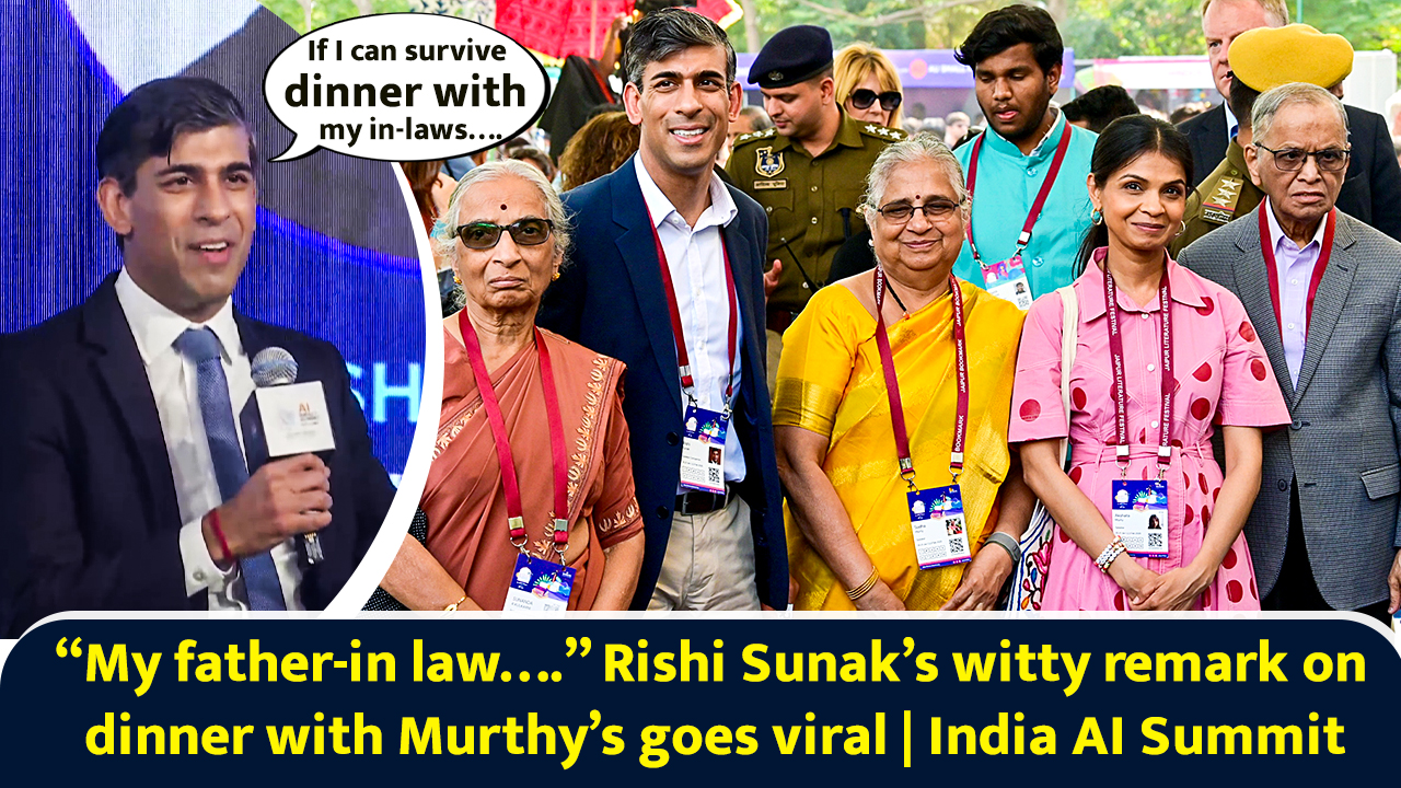My father-in-law Rishi Sunak’s witty remark on dinner with Murthy’s ...