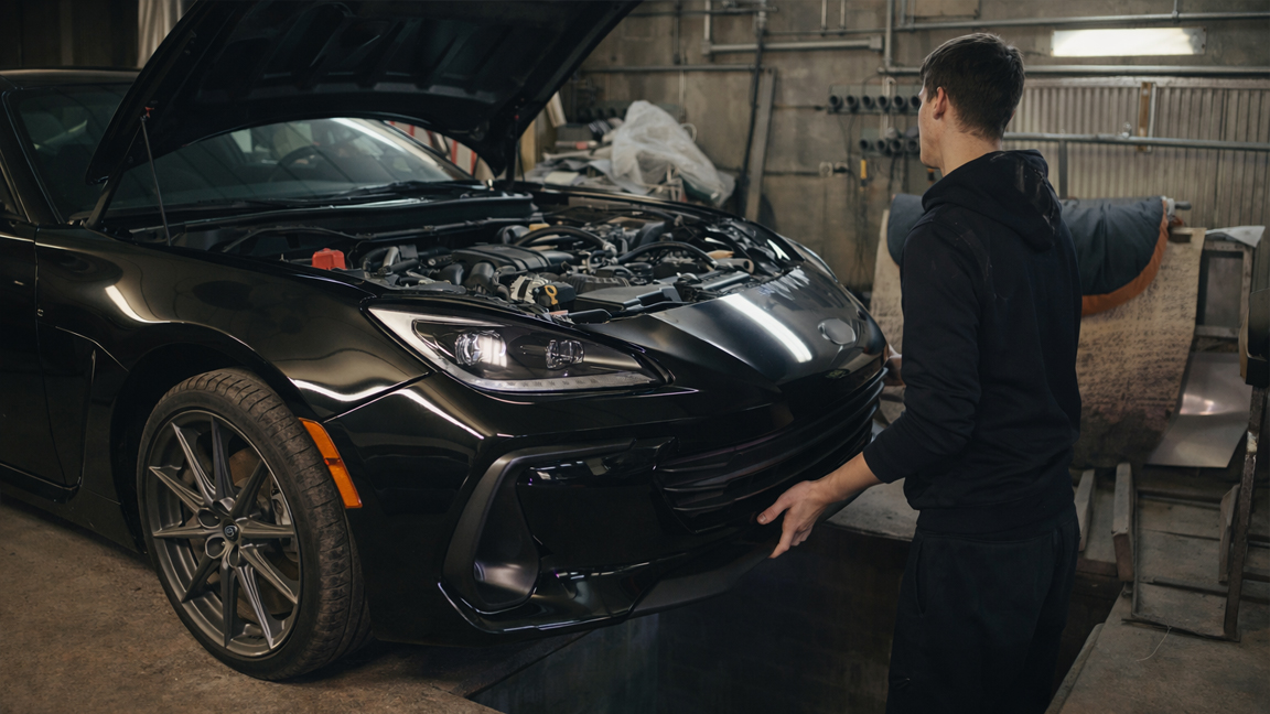 I bought a crashed 2023 Subaru BRZ
