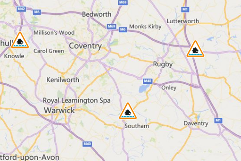 Full list of Environment Agency flood alerts issued in these ...